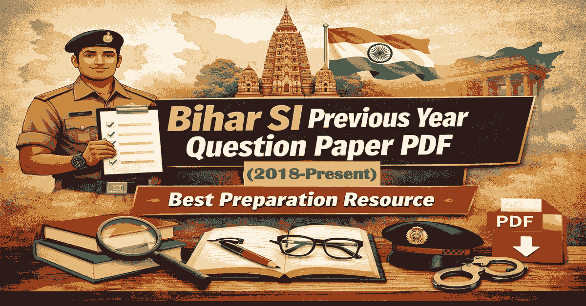Bihar SI Previous Year Question Paper PDF (2018–2025) – Best ...